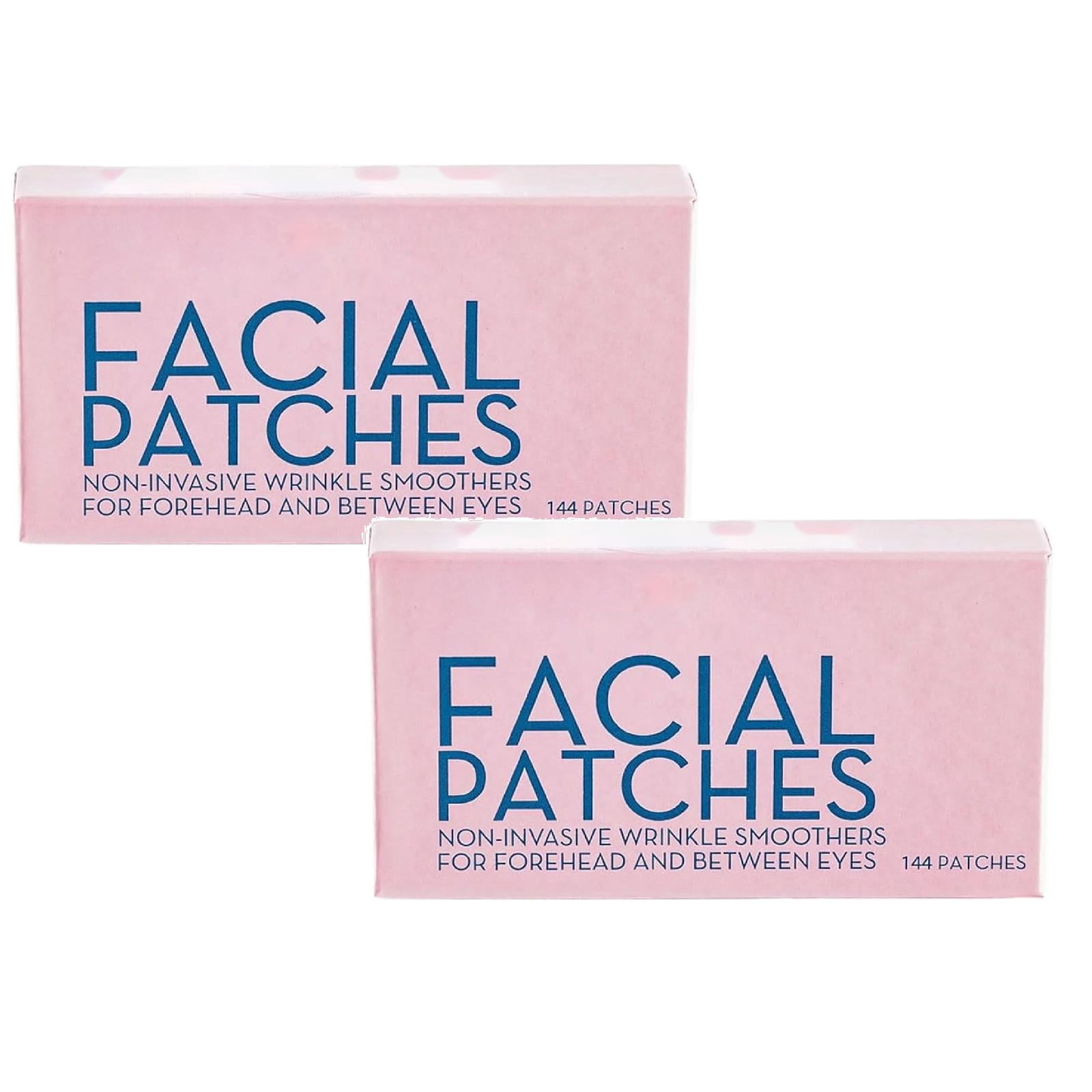 2 packs Forehead and Between the Eyes Facial Patches - Hypoallergenic ...