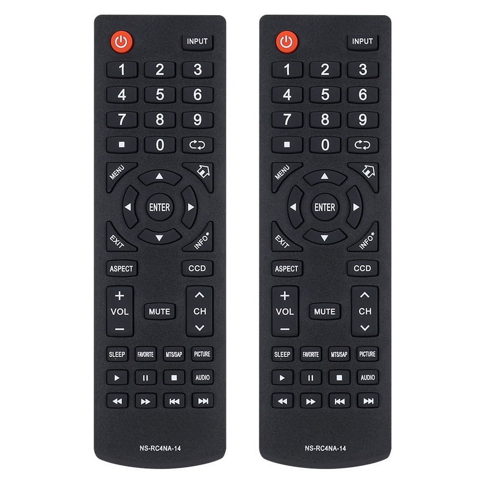 2 packs Universal Remote Control Replacement for Insignia TVs ...