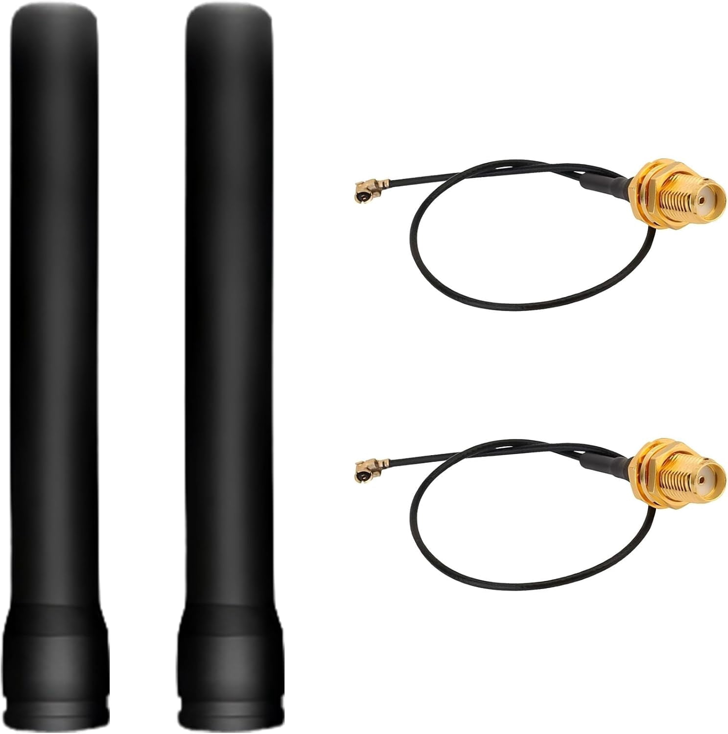 2 packs of long-range 915 antenna 3 gain omnidirectional indoor male ...