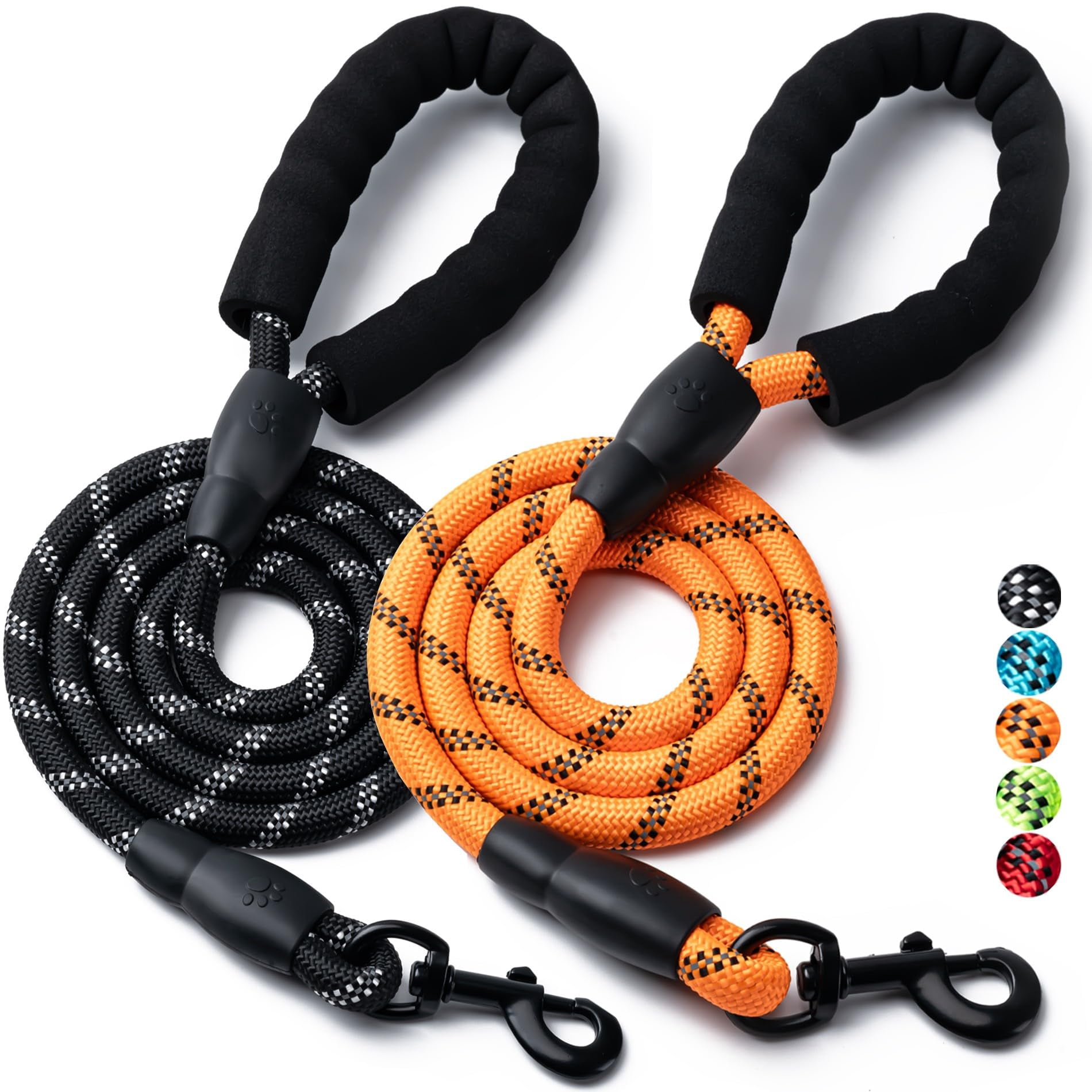 2 packs of dog skin straps, nylon rope pet straps, comfortable padded ...