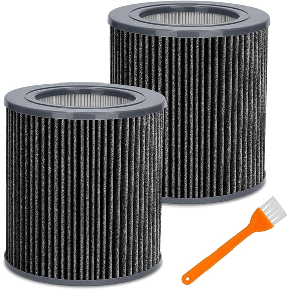 2 packs replacement filter suitable for &+ air purifier, 3-in-1 high ...