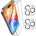2 packs suitable for 15 screen protector + 2 packs of camera lens ...