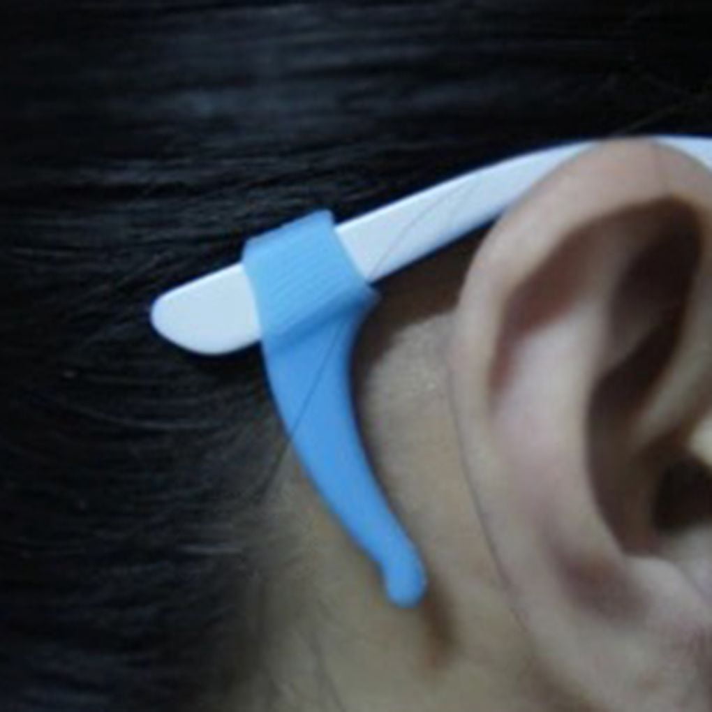 2 pairs Anti-Slip Tip Ear Grip Silicone Hook Glasses Spectacle Holder ...