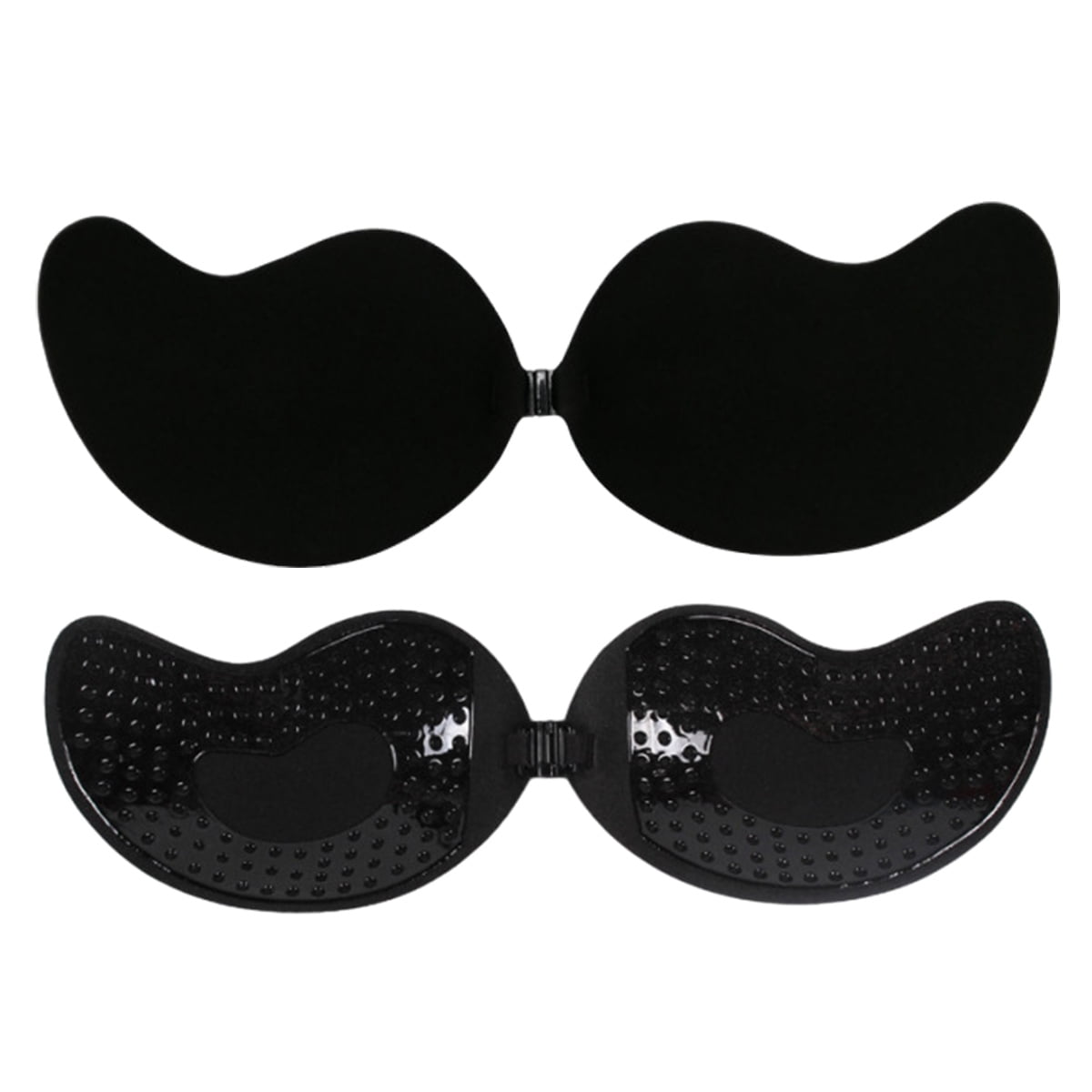 2 pairs of mango-shaped silicone non-underwire breast adhesive thin ...