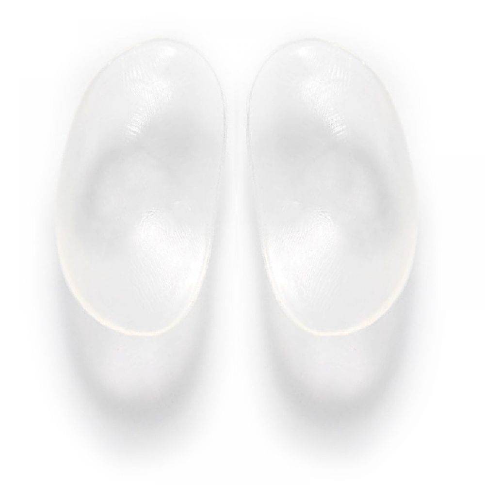 2 pairs of transparent shoulder pads, transparent simple packaging ...