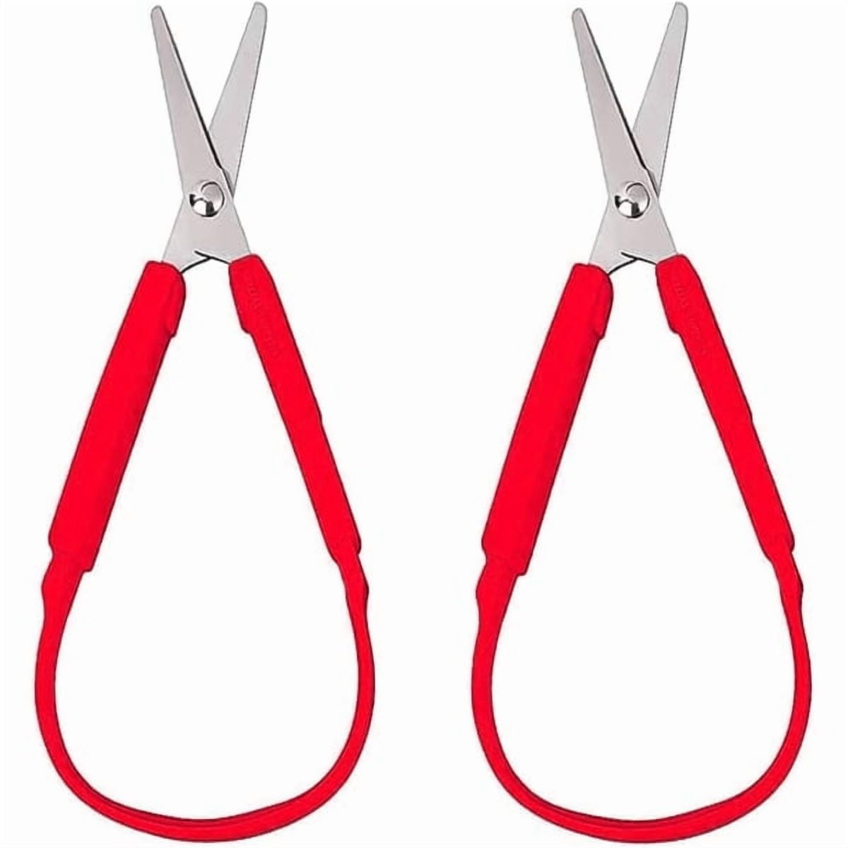 2 par adaptiva barnsäkra saxar med rundade blad för höger- och vänsterhänta, enkla att öppna ...