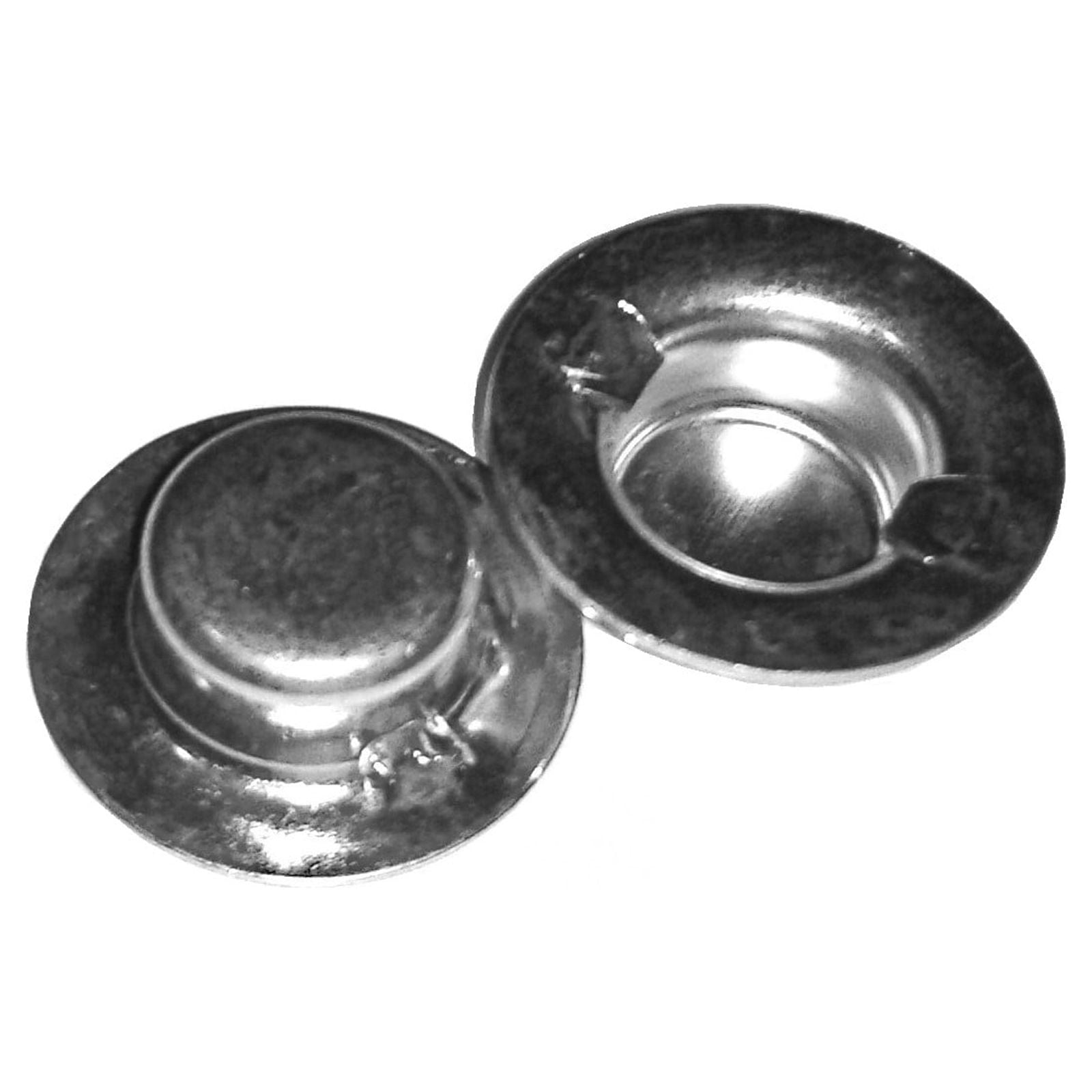 2 pc, 1/2 (0.500) inch Zinc Coated Push On Pal Cap Nuts Roller Shafts ...