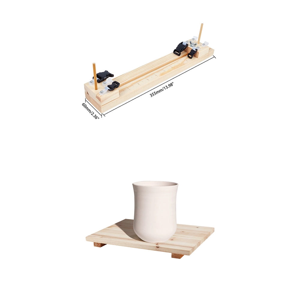 2 pc 11.8x15.75 Inch Clay Board Wooden Mat Mud Board Clay Drying Board ...