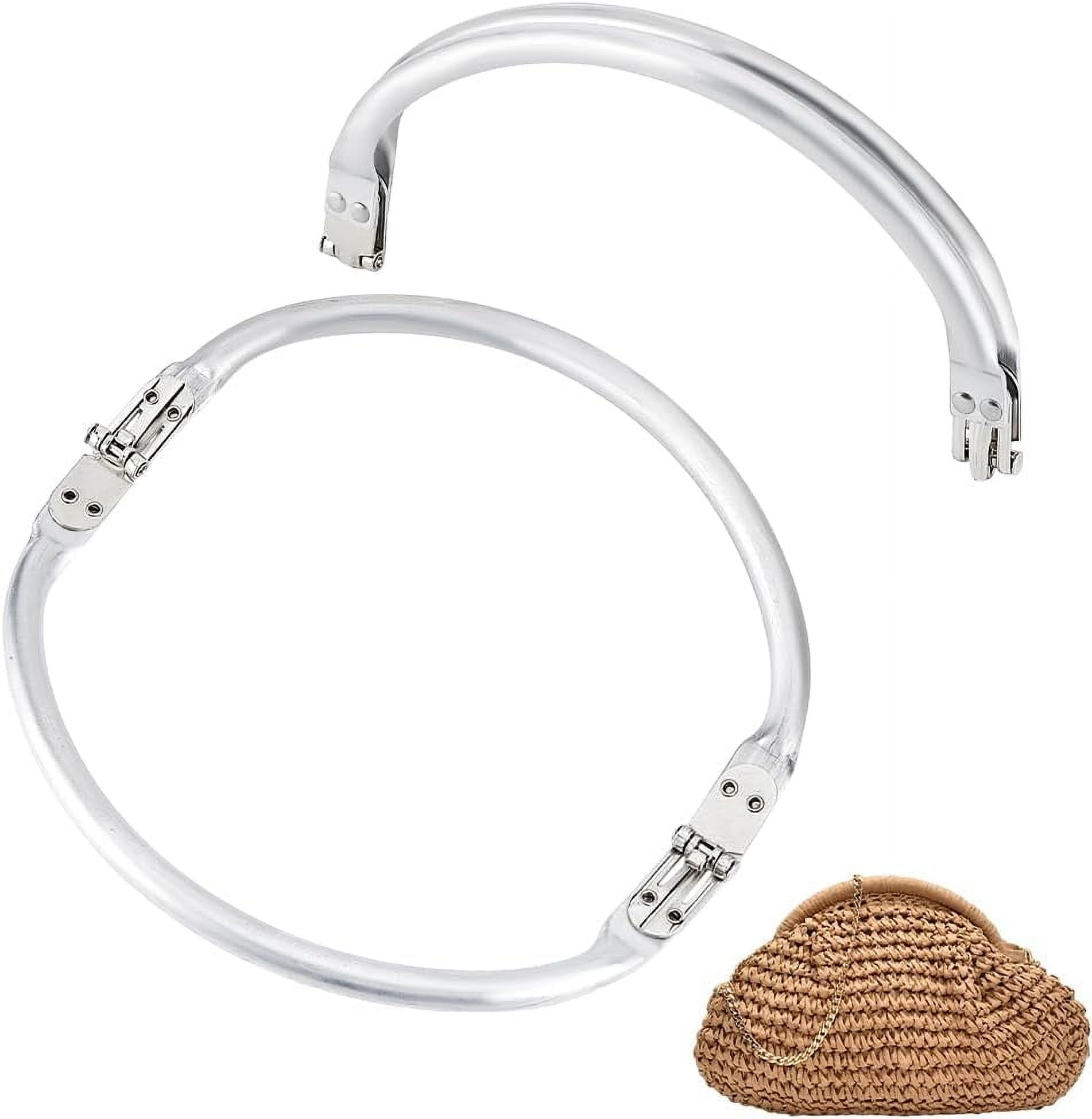 2 pc 2pcs Purse Frame Kiss Clasp Internal Tubular Frame 7.6inch U ...