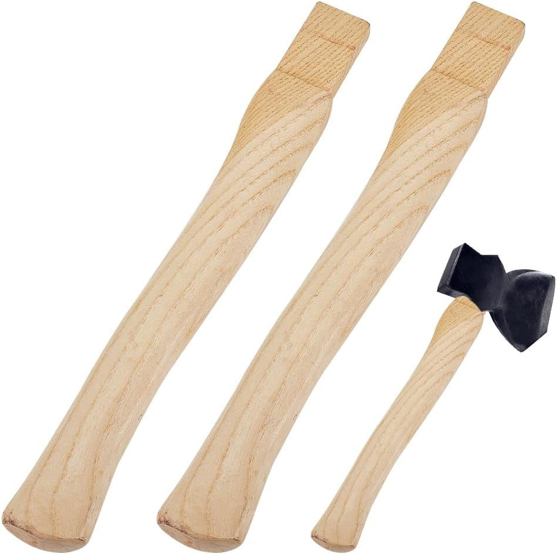 2 pc 2pcs Wooden Axe Handle 15x1.8x1 inch Wood Replacement Handle for ...