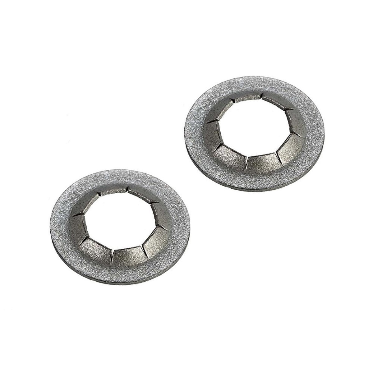 2 pc, 5/16 (0.312) inch Zinc Push On Nuts Pal Cap Nuts, 8 Tab, Roller ...