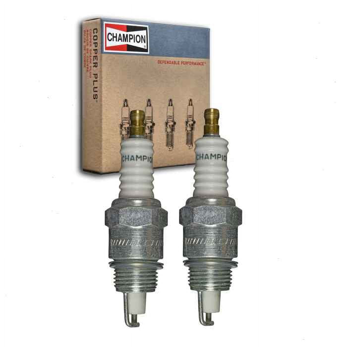 2 pc Champion 543 Industrial Spark Plugs for 18A 8ME 8MEX BT15 D89D ...