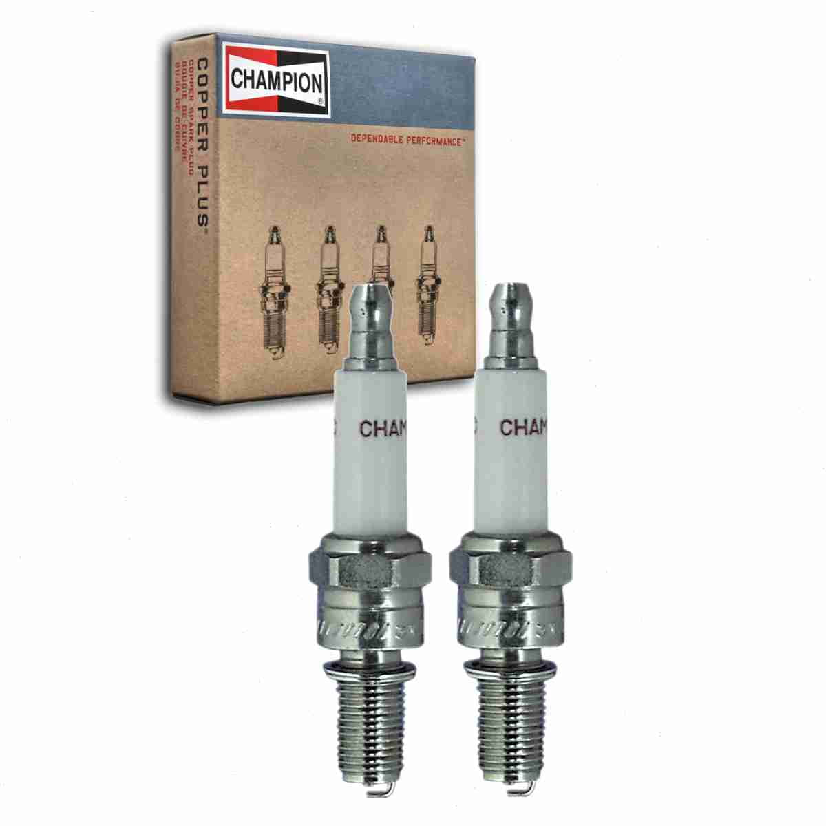 2 pc Champion 654 Spark Plugs for C7E C8E CR6E CR7E CR8E CR9EB G59C ...