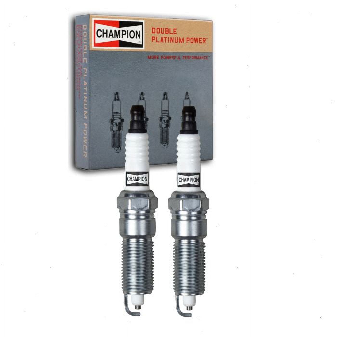 2 pc Champion 7440 Double Platinum Spark Plugs for RE14PLP5 Ignition ...