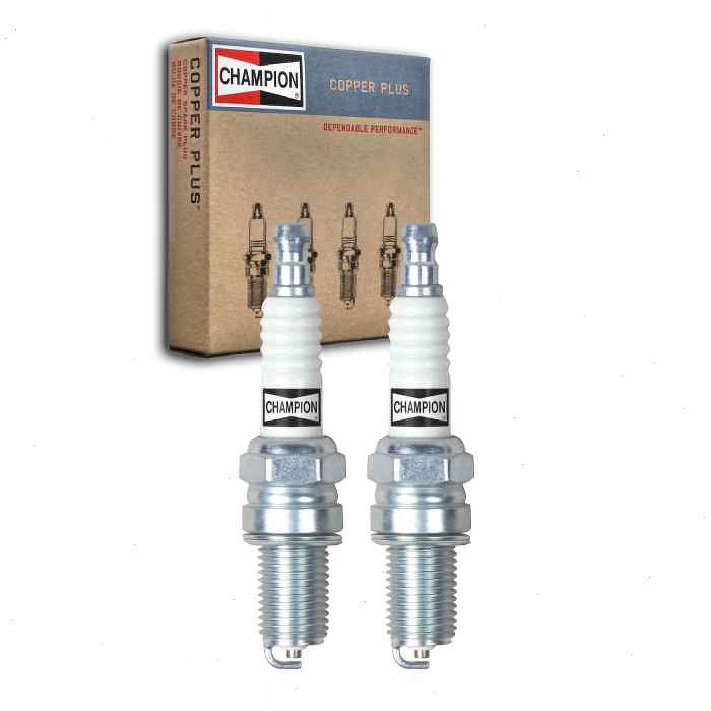 2 pc Champion 810 Copper Plus Spark Plugs for 6R12 D6EA D7EA D7ES D7EV D7RTC D7TC DCPR6E DCPR7E ...
