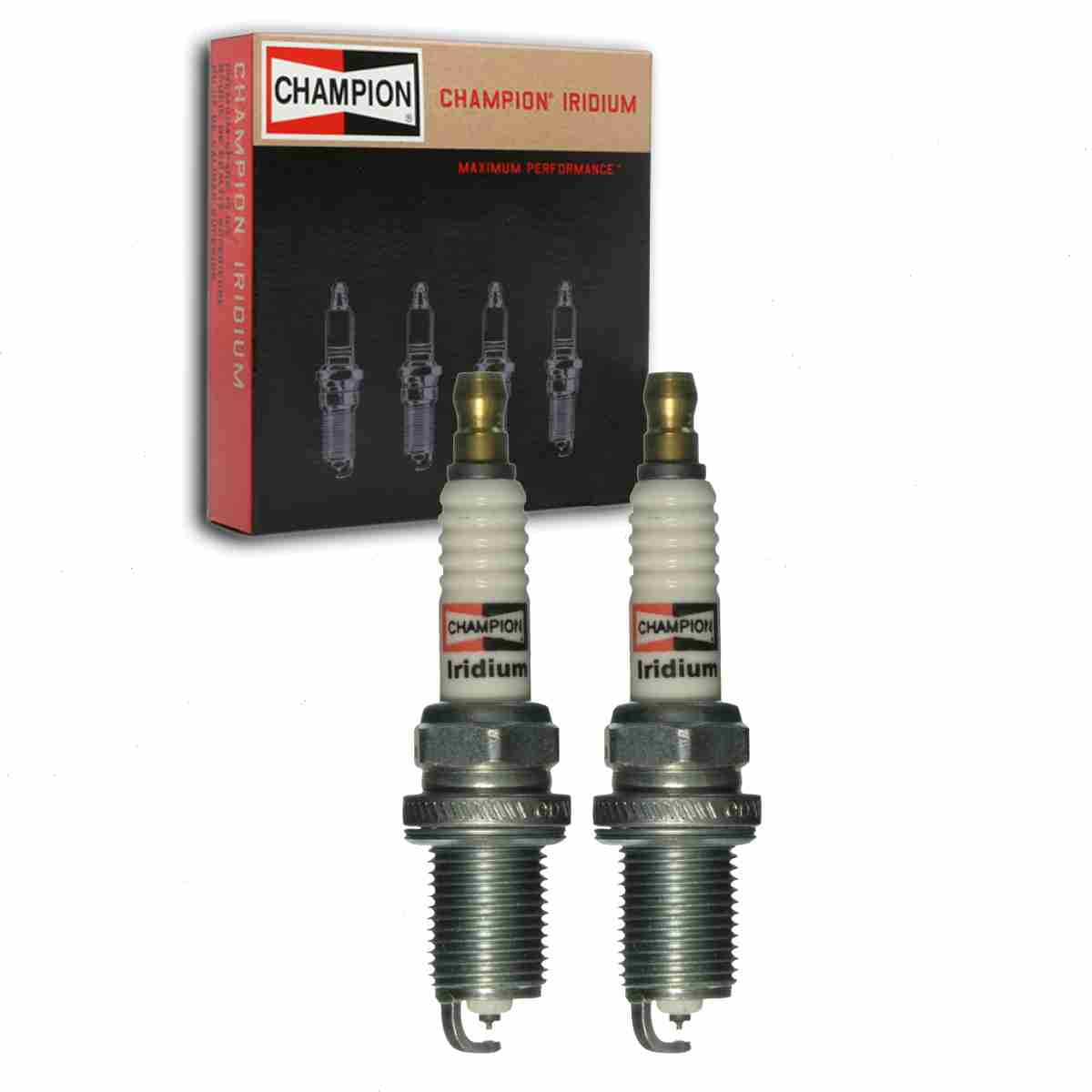 2 pc Champion 9805 Iridium Spark Plugs for IFR6D10 KC8WYPB4 Ignition ...