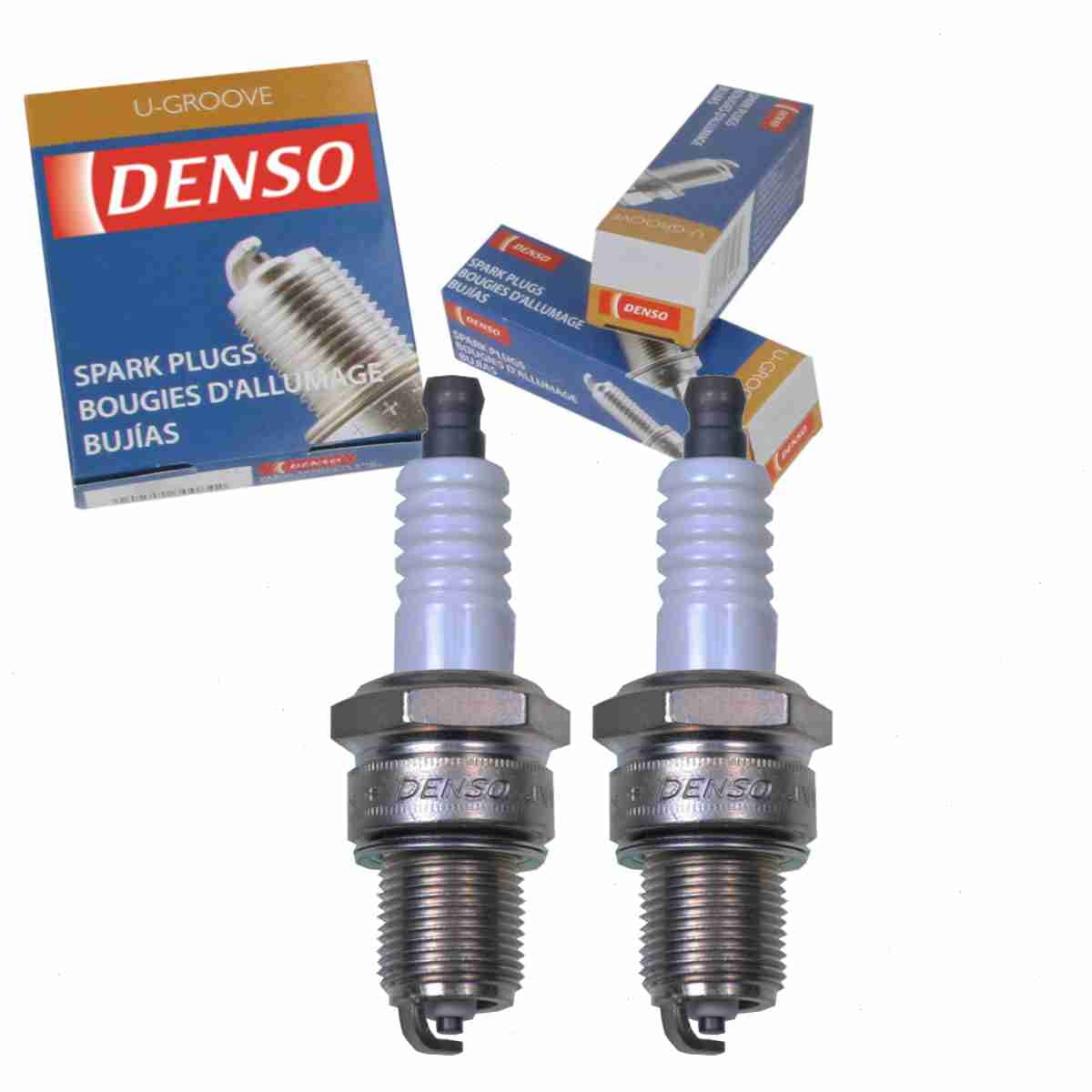 2 pc DENSO 3201 Standard U-Groove Spark Plugs for 90048-51081-000 ...