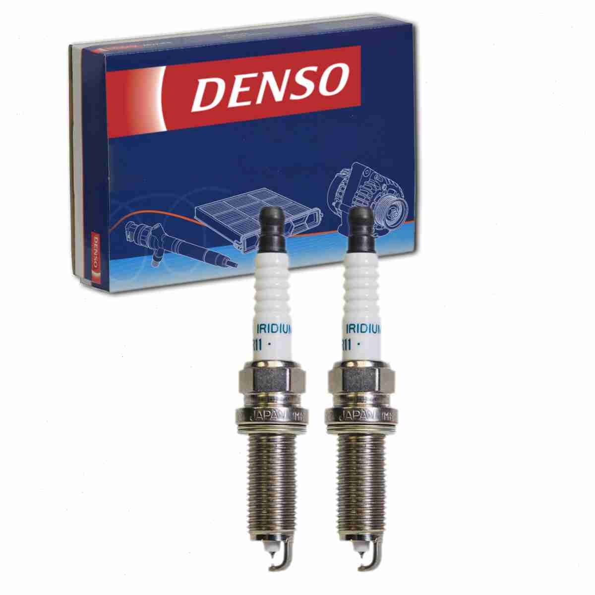 2 pc DENSO 3436 Spark Plugs for 22401-ED71B FXE20HE11 Ignition Wire ...