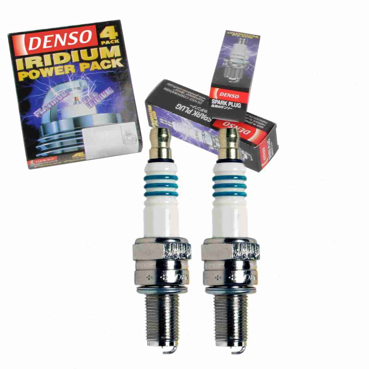 2 pc DENSO 5362 Iridium Power Spark Plugs for IU24 Ignition Wire ...