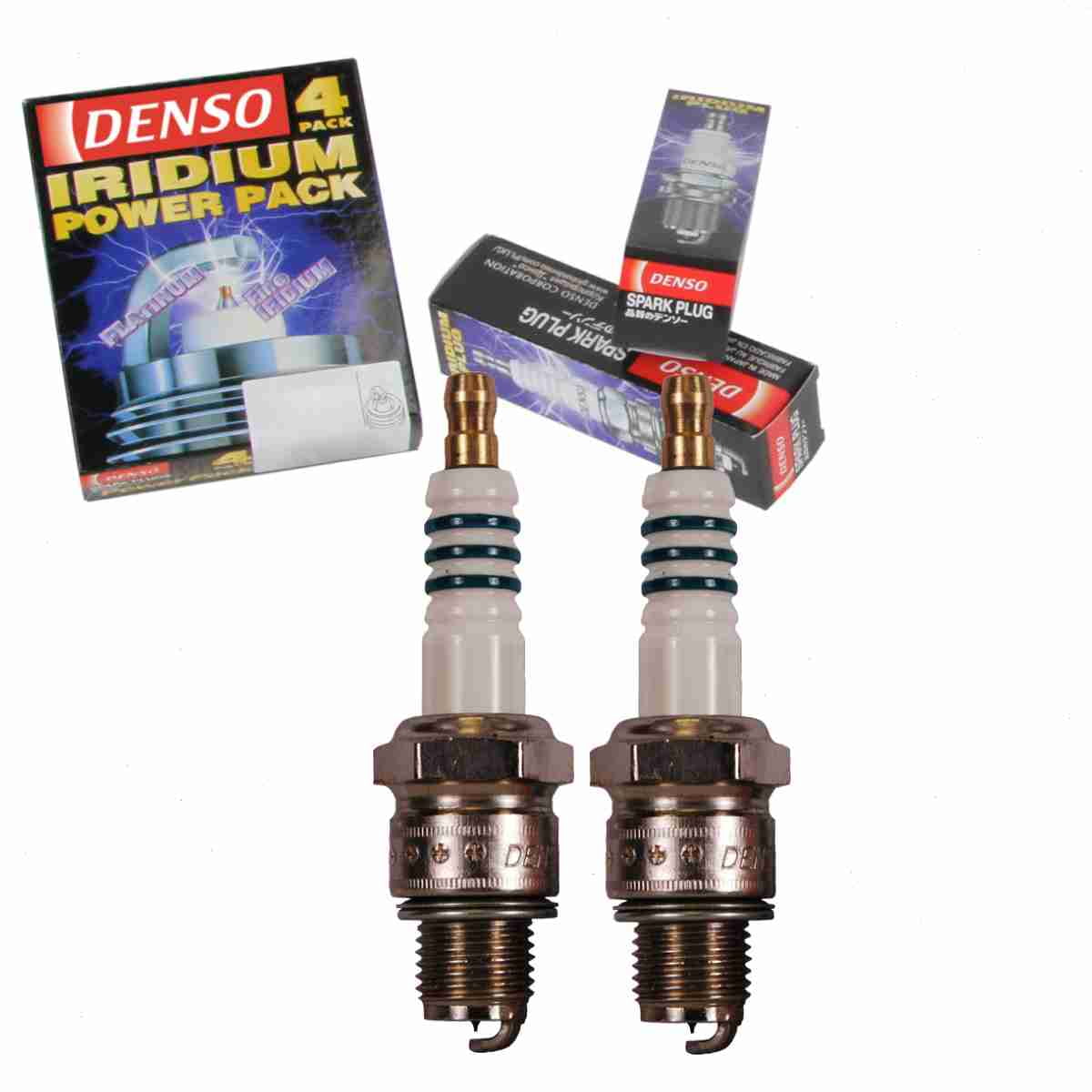 2 pc DENSO 5381 Iridium Power Spark Plugs for IWF27 Ignition Wire ...