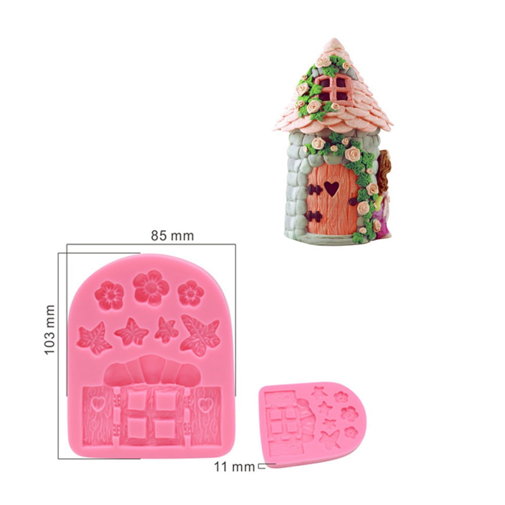 2 pc Food Grade DIY Silicone Molds Fondant Molds Baking Molds Chocolate ...