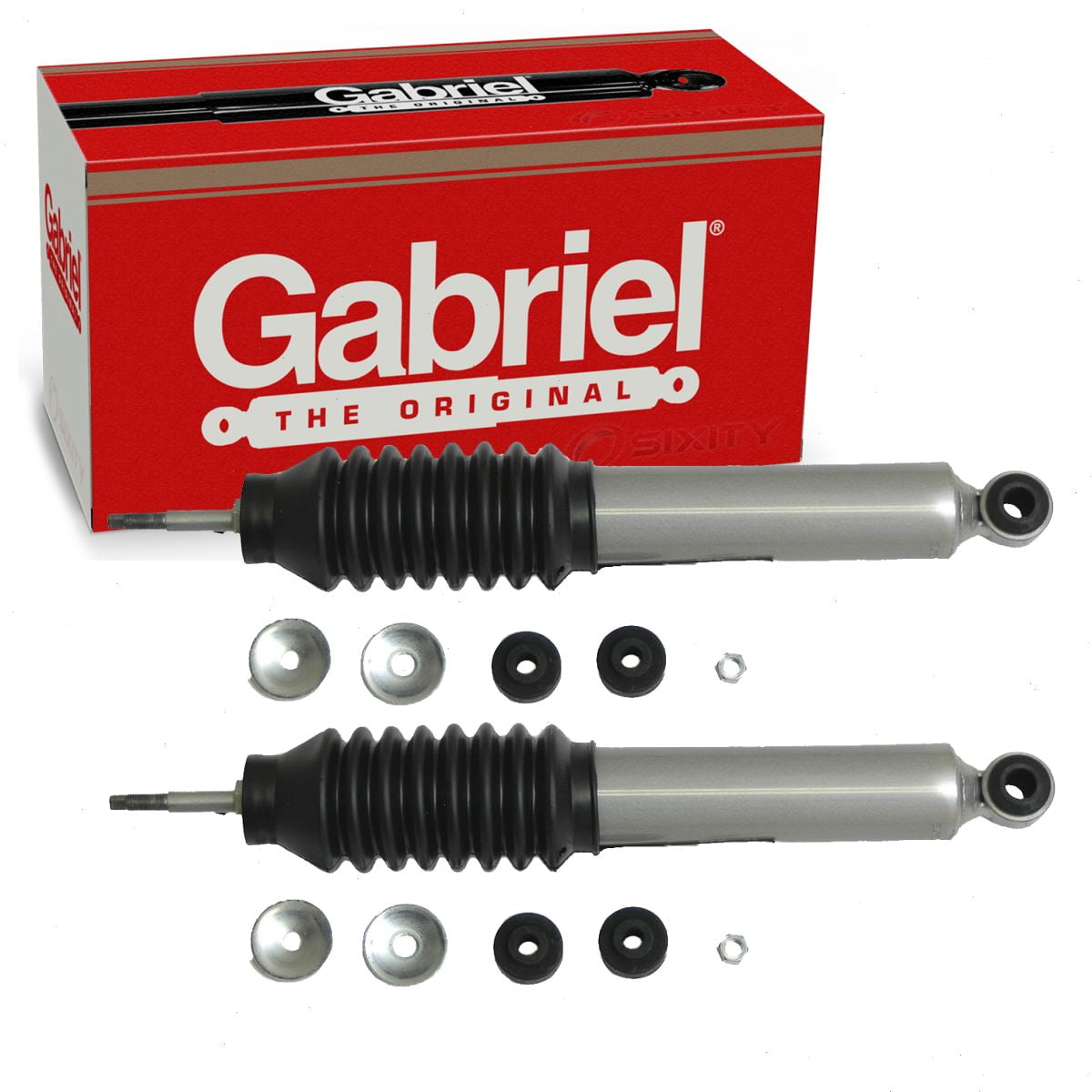 2 pc Gabriel 77807 MaxControl Shock Absorbers for Spring Strut Steering Suspension Shocks Struts ...
