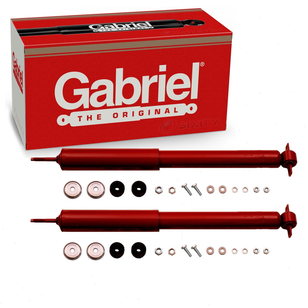 2 pc Gabriel Front Guardian Shock Absorbers compatible with Jeep Grand ...