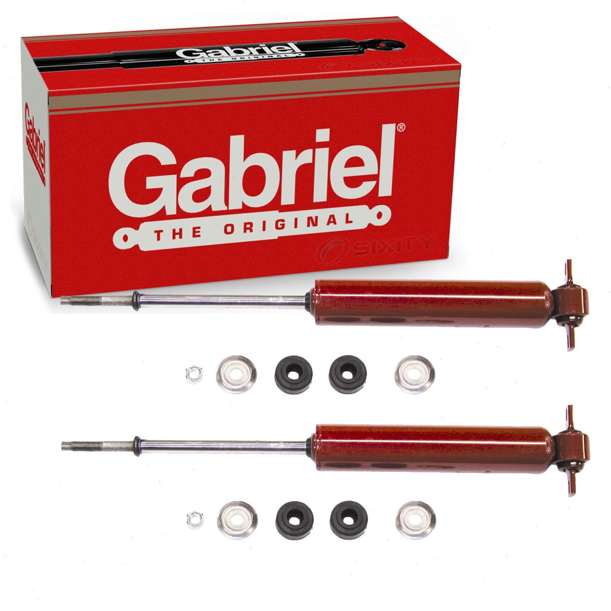 2 pc Gabriel Front Guardian Shock Absorbers compatible with Pontiac ...