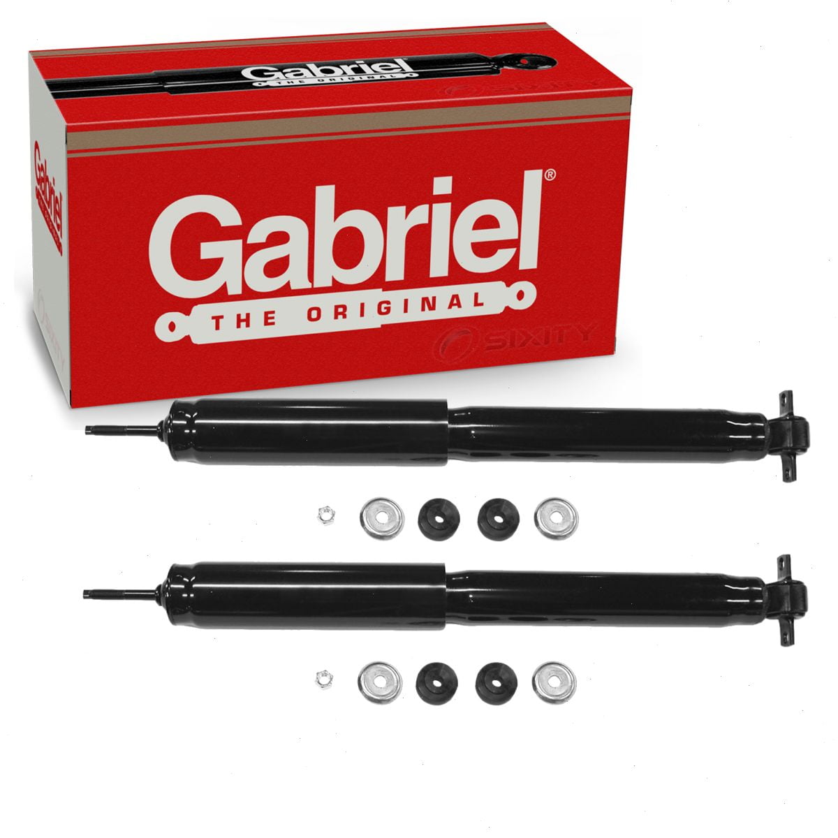 2 pc Gabriel Front ProGuard Shock Absorbers compatible with Jeep ...