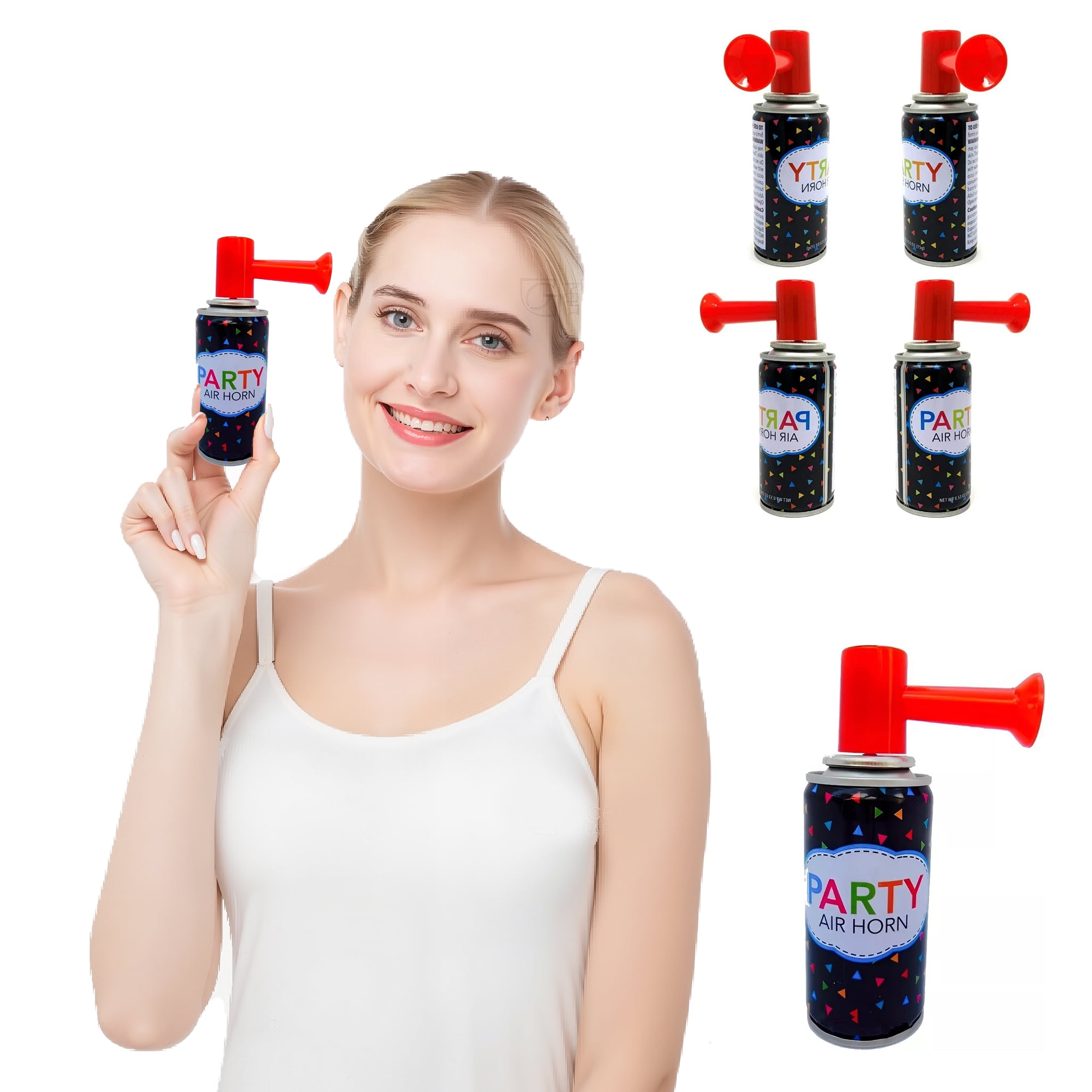 2 pc Handheld Mini Air Horn Loud Noise Maker for Sports, Parties ...