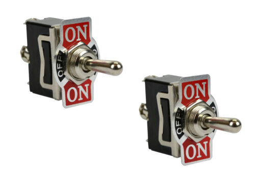 2 pc Heavy Duty 20A 125V ON-OFF-ON SPDT 3 Terminal Toggle Switch ...
