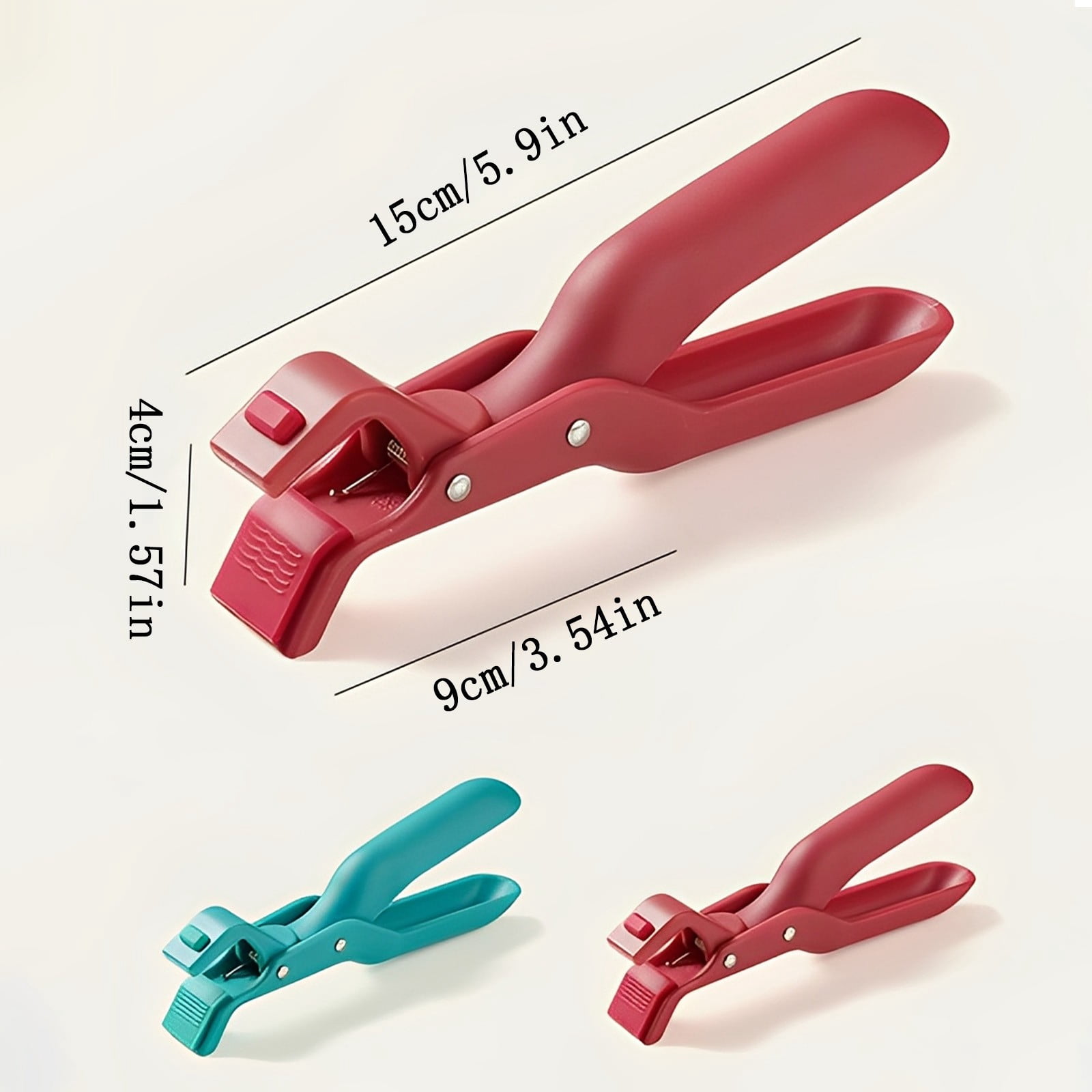 2 pc Hot Plate Gripper, Bowl Dish Plate Grabber Clips Tongs Clamp ...