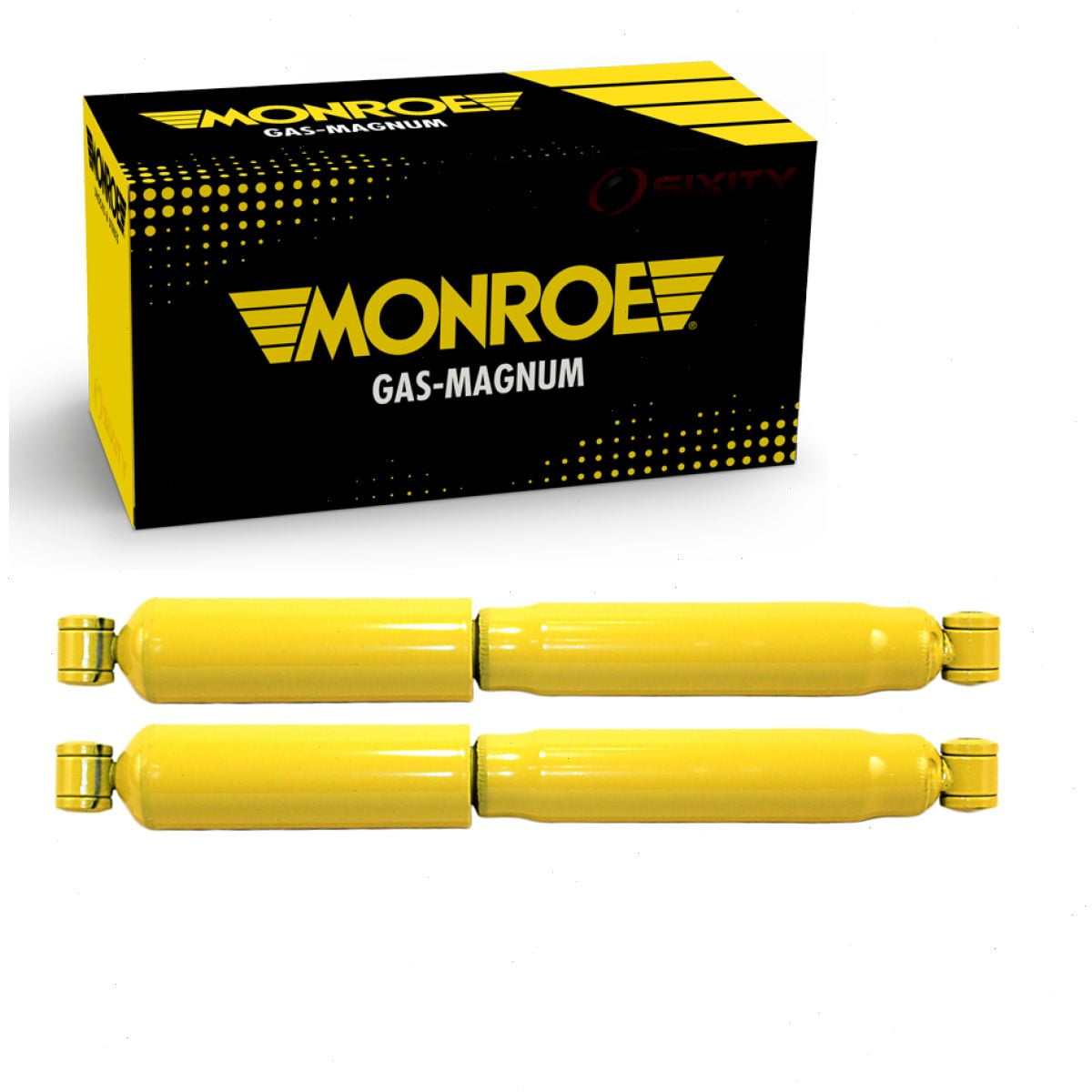 2 pc Rear Shock Absorbers compatible with GMC Sierra 2500 HD 2011-2019 ...