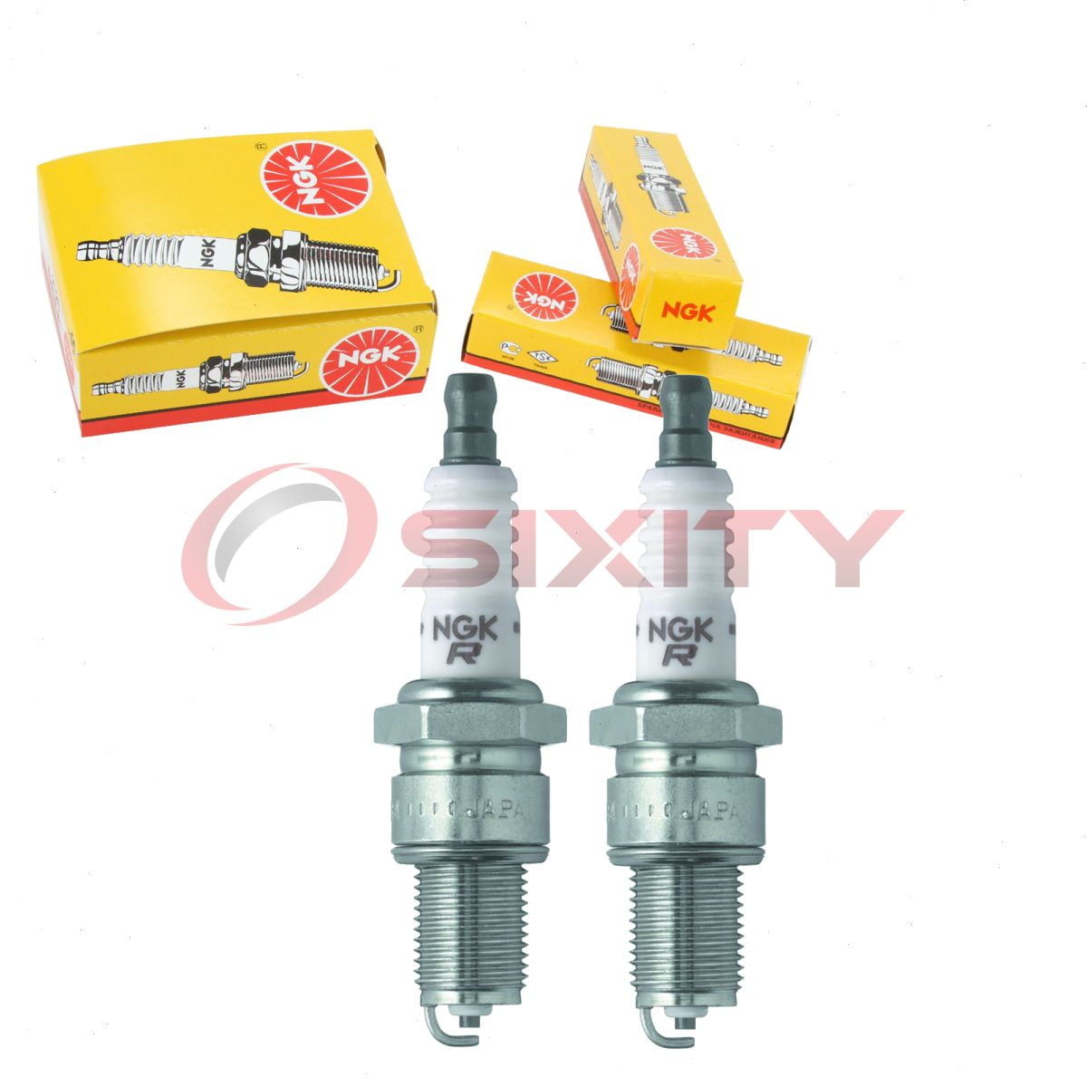 2 pc NGK 2015 Standard Spark Plugs for Ignition Wire Secondary ...