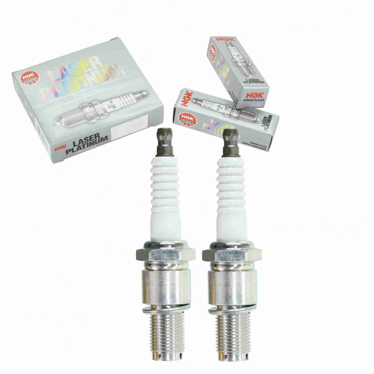 2 pc NGK 4764 Laser Platinum Spark Plugs for 0000-18-N3A2 1765255 N3A2 ...
