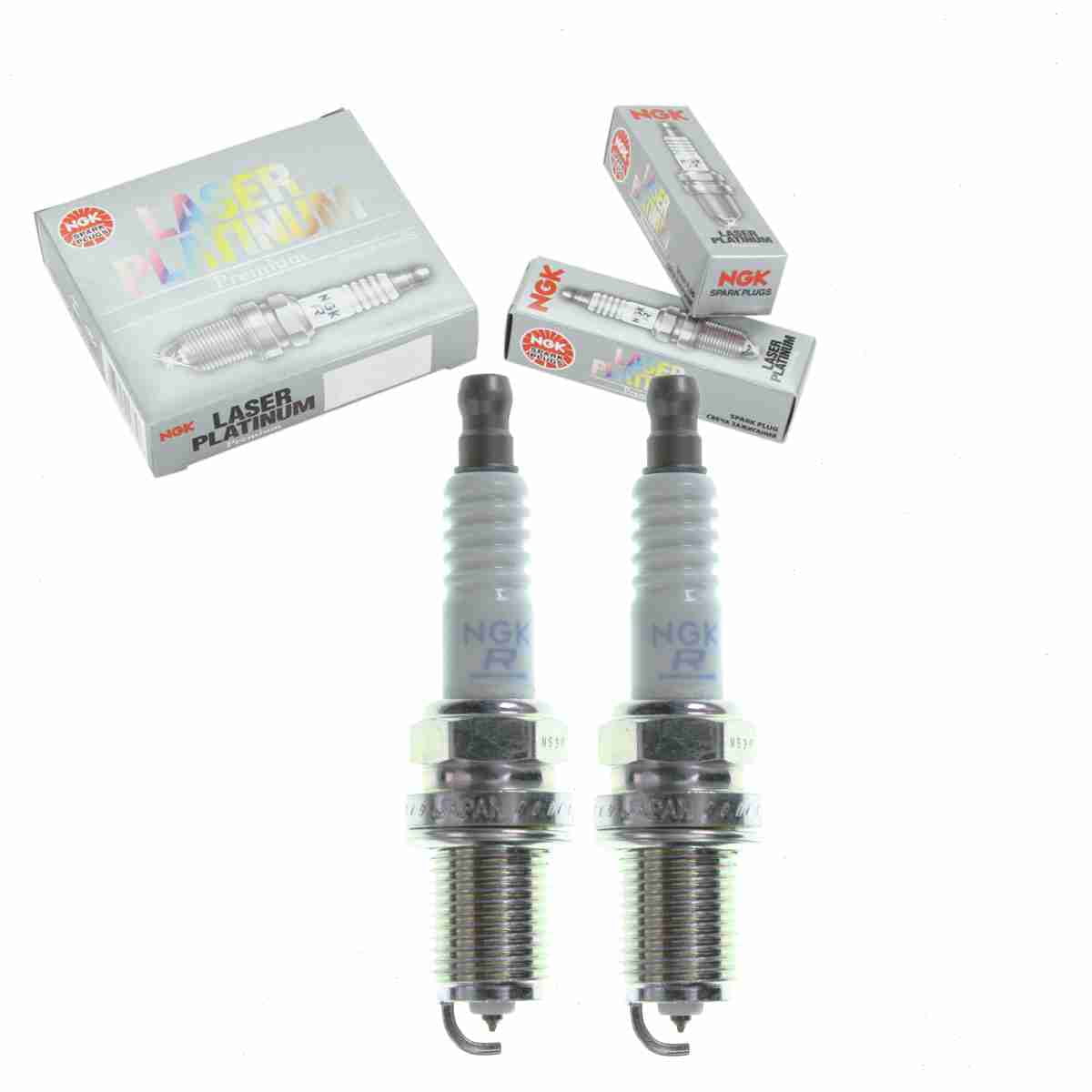 2 pc NGK 5463 Laser Platinum Spark Plugs for 22401-AJ415 22401AA650 ...
