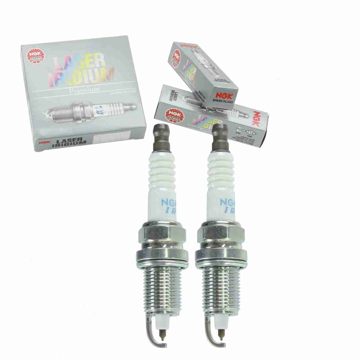 2 pc NGK 5899 Laser Iridium Spark Plugs for 33-892567 33-892567Q ...
