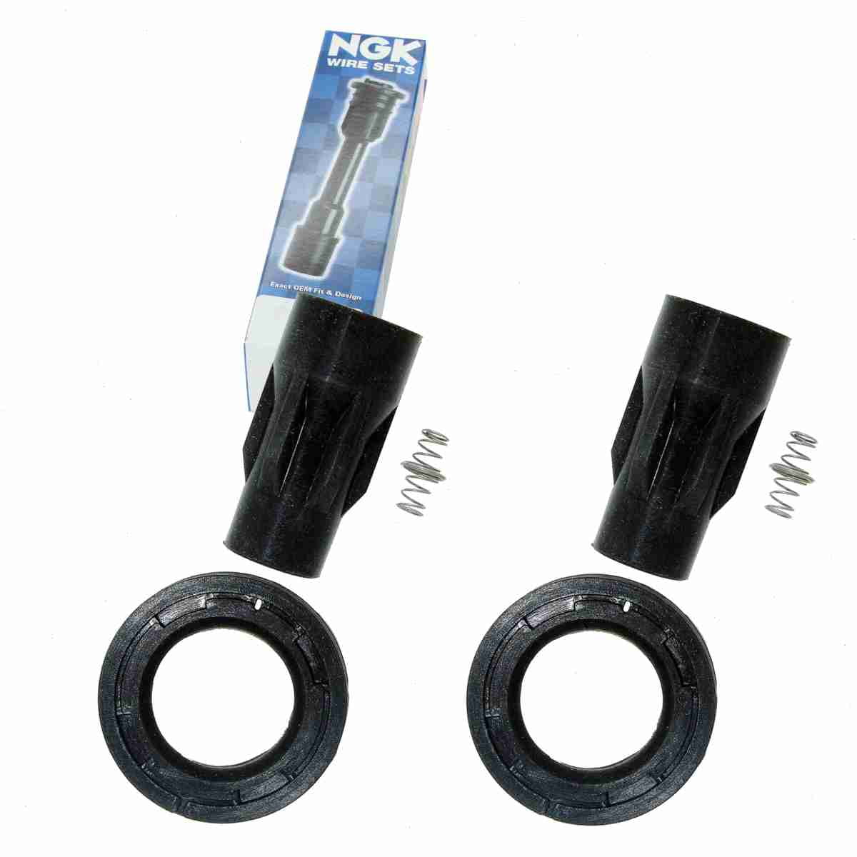 2 pc NGK 59016 Ignition Coil Boots for 702534 SPB216 SPP153E Direct ...