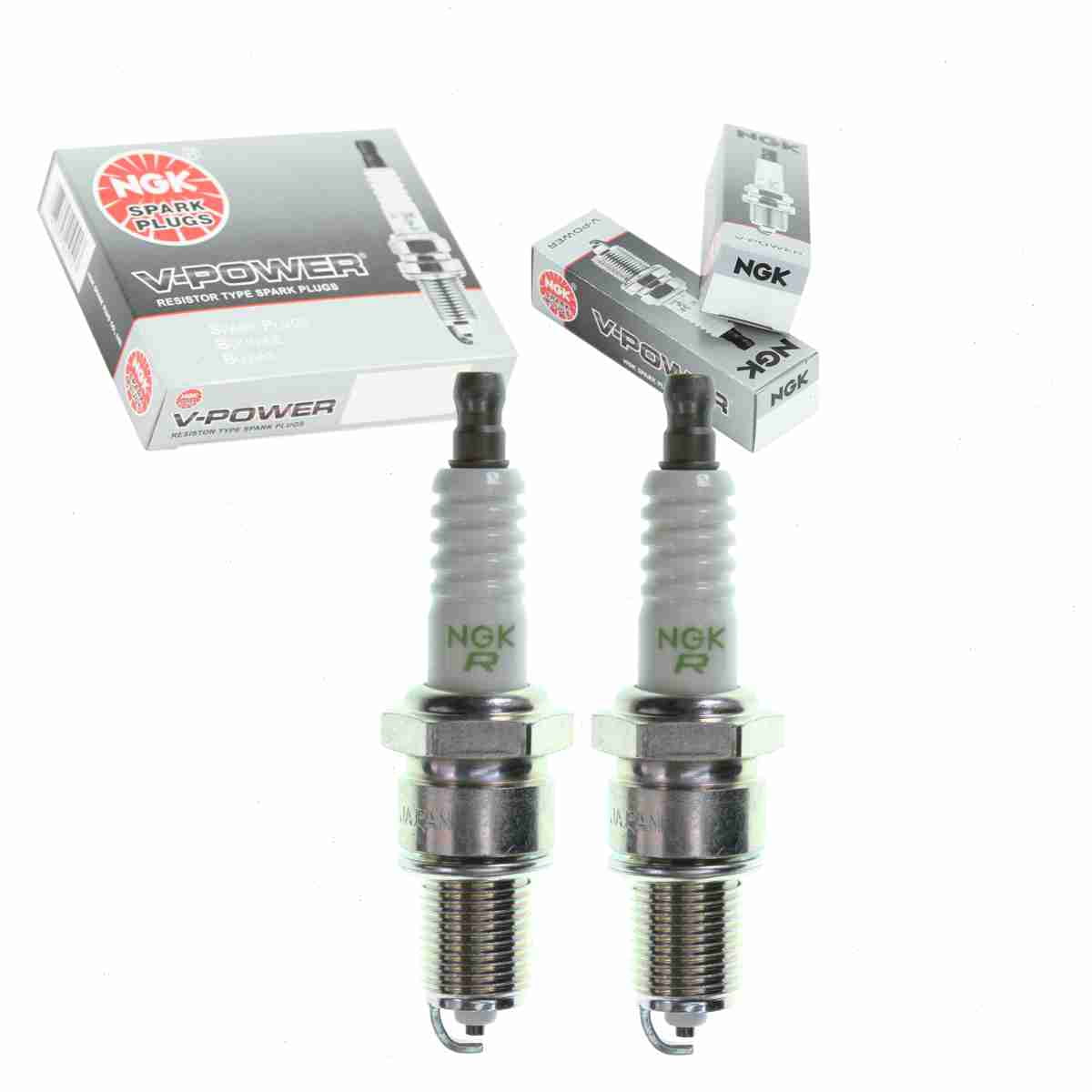 2 pc NGK 6427 V-Power Spark Plugs for 160998-78010 3066 90048-51059 ...