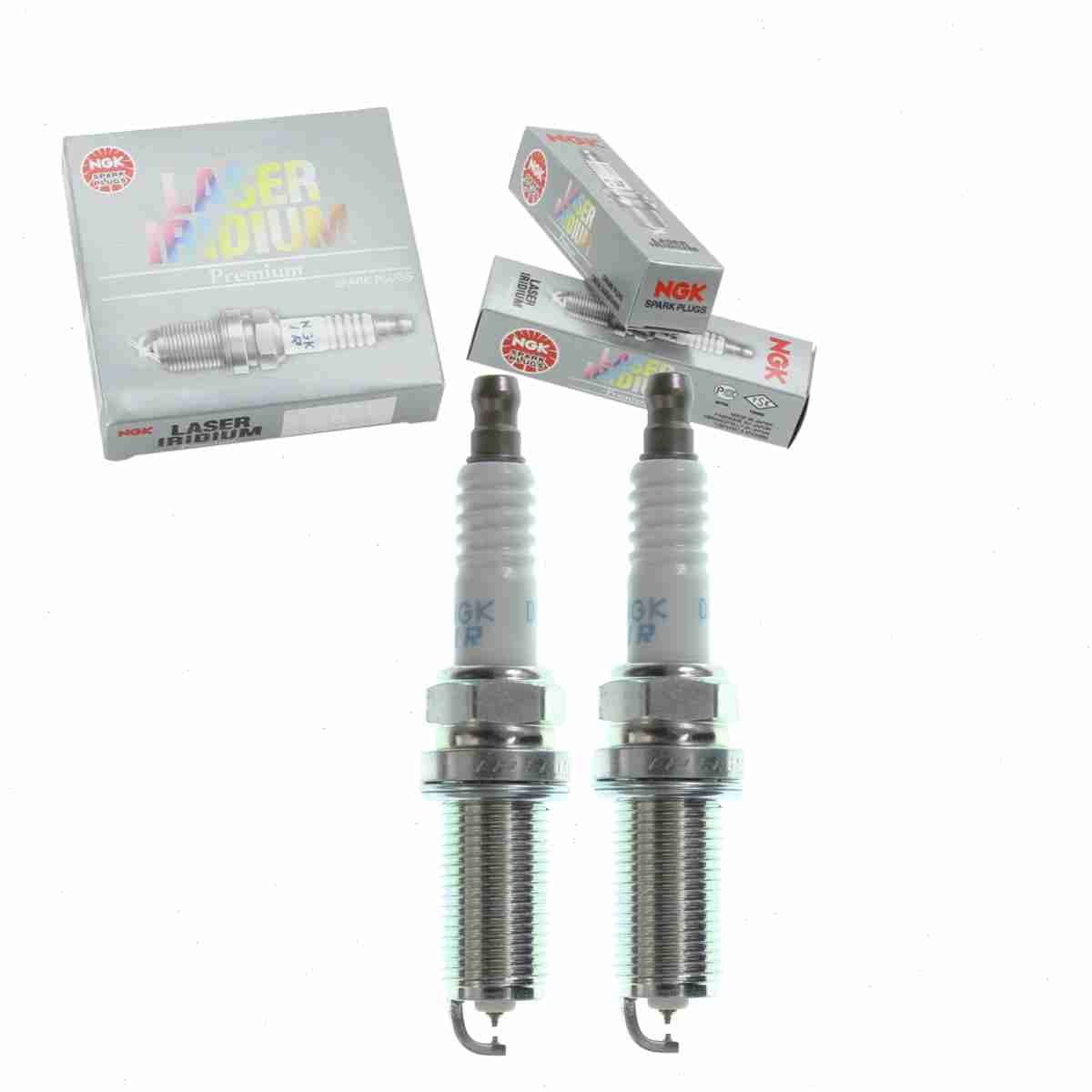 2 pc NGK 92491 Laser Iridium Spark Plugs for 12290-RW0-003 4506 4704 ...