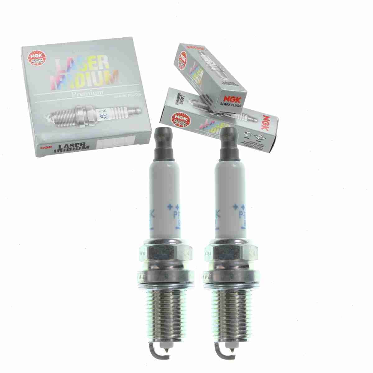 2 pc NGK 93759 Laser Iridium Spark Plugs for 1822A085 22401 ZE07B 22401 ...