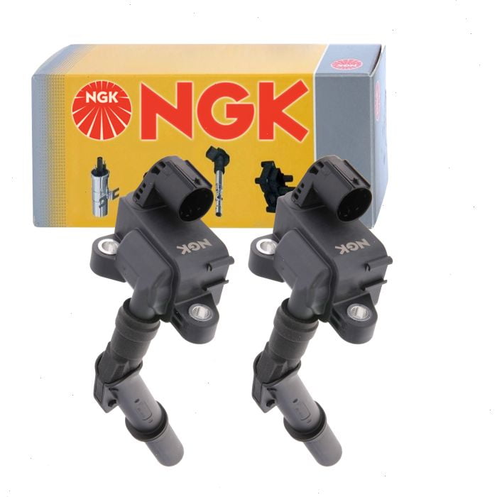 2 pc NGK Ignition Coils compatible with Mercedes-Benz GL450 4.7L V8 ...