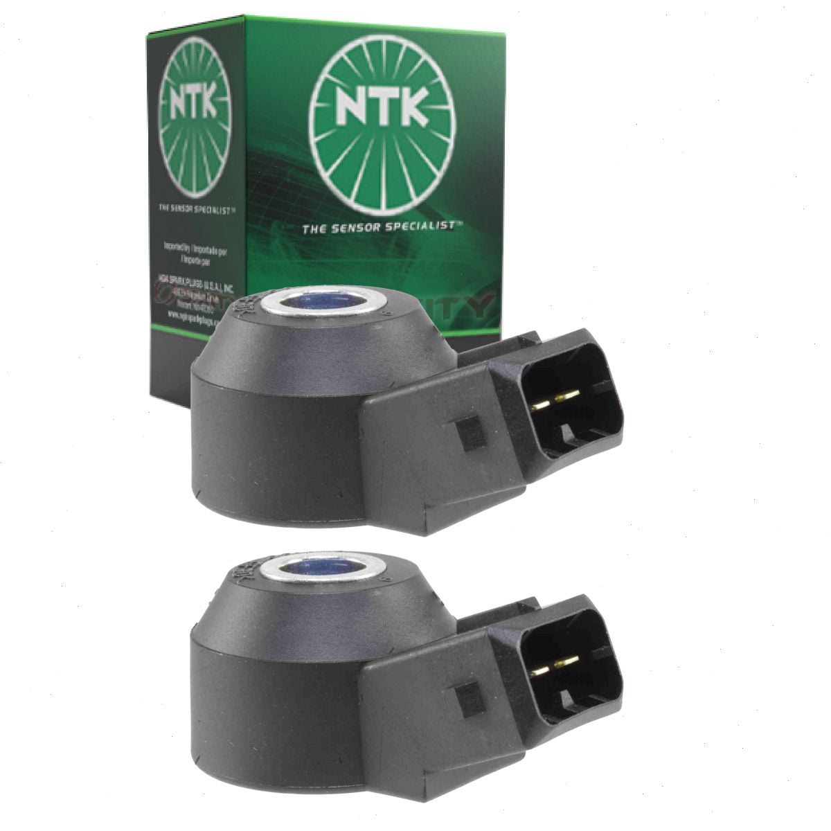 2 pc NTK Ignition Knock Detonation Sensors compatible with Dodge Ram ...