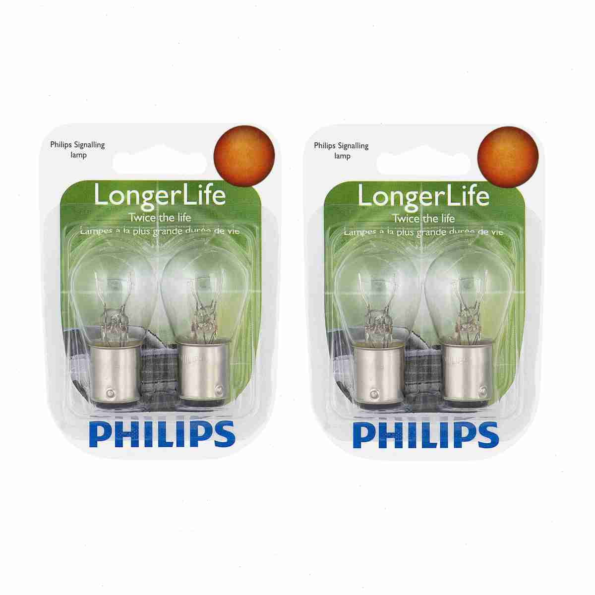 2 pc Philips 1154LLB2 Long Life Tail Light Bulbs - Walmart.com