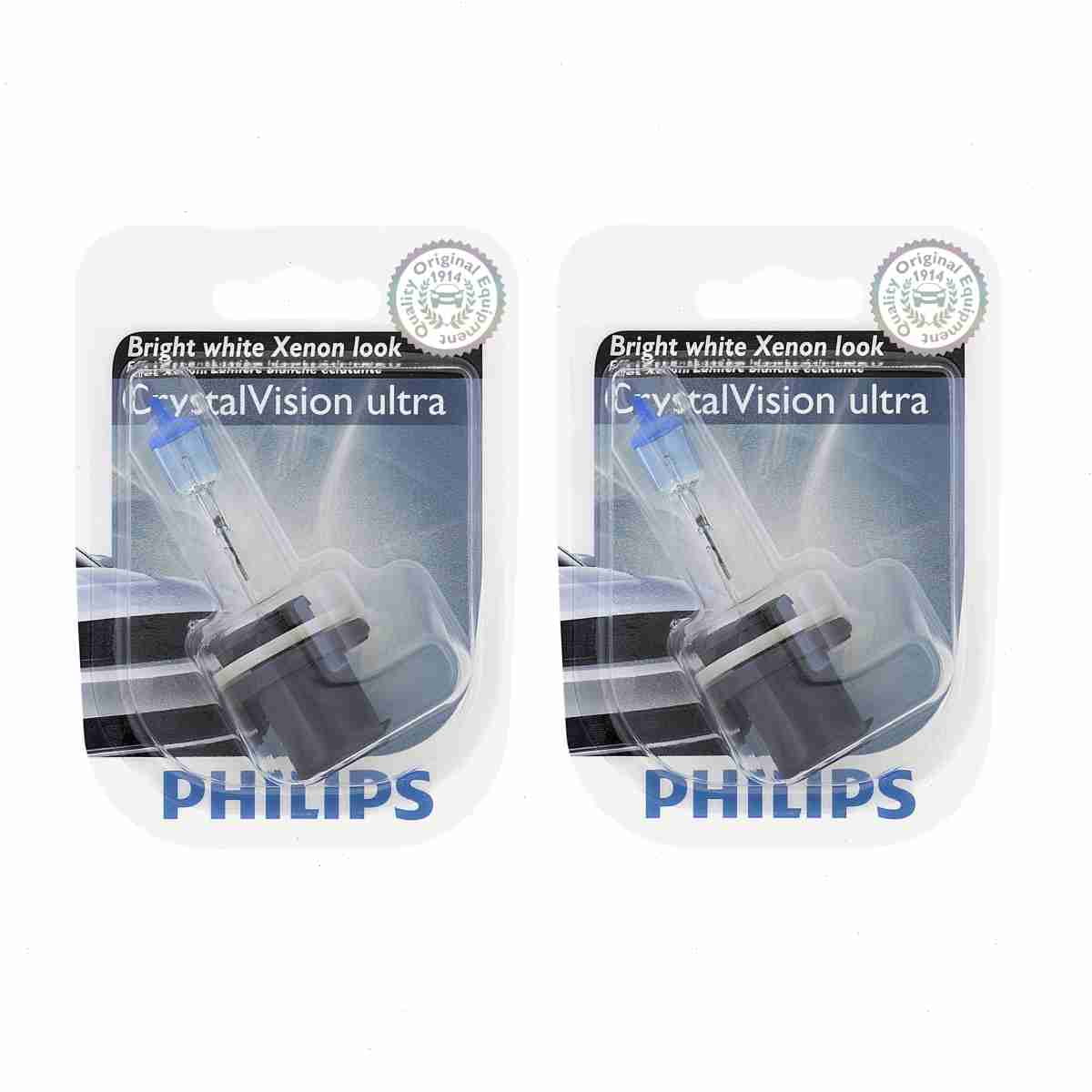 2 pc Philips 893CVB1 CrystalVision Fog Light Bulbs - Walmart.com