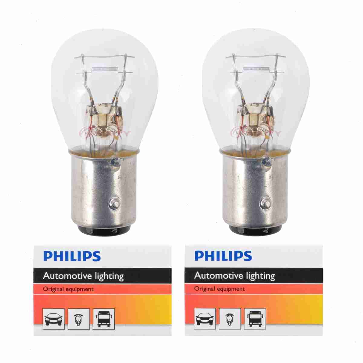 2 pc Philips Brake Light Bulbs compatible with Dodge A100 Pickup A100 ...