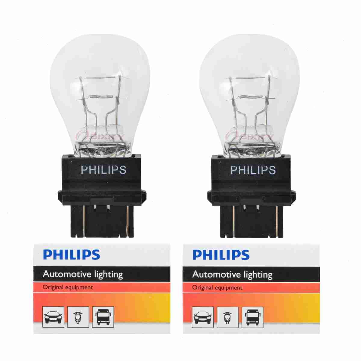 2 pc Philips Brake Light Bulbs compatible with Honda Accord 1998-2002 ...