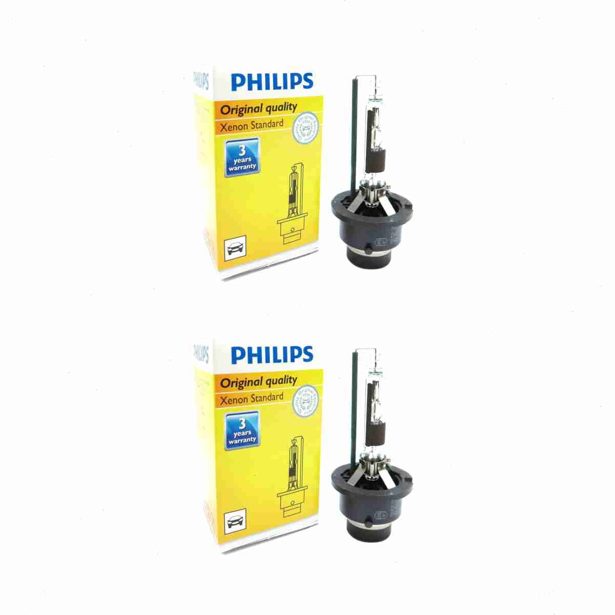 2 pc Philips D4R Xenon HID High Intensity Discharge Headlight Bulbs ...