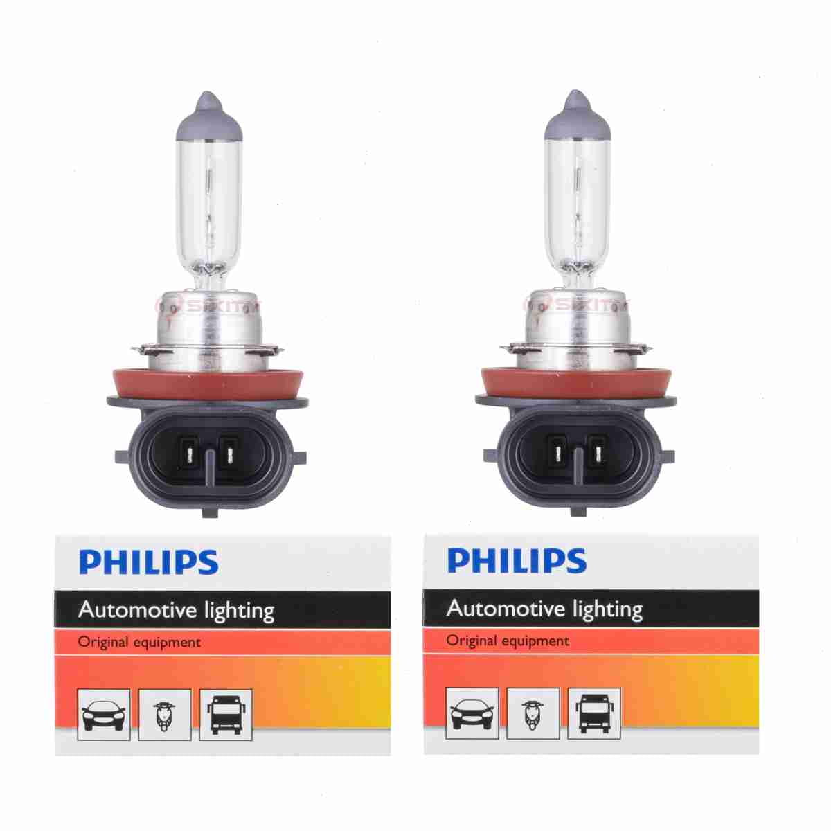 2 pc Philips H8C1 Fog Light Bulbs for Electrical Lighting Body Exterior ...