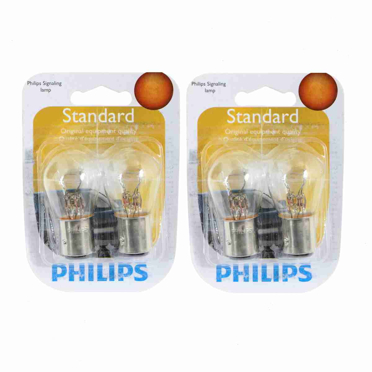 2 pc Philips P21/4WB2 Tail Light Bulbs compatible with 77870 - Walmart.com
